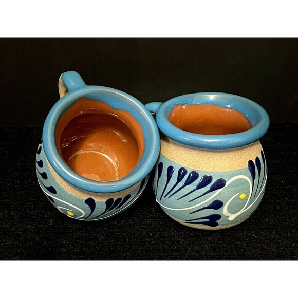 Jarritos De Barro | Dining | 2 Mexican Jarritos De Barro Hand ...